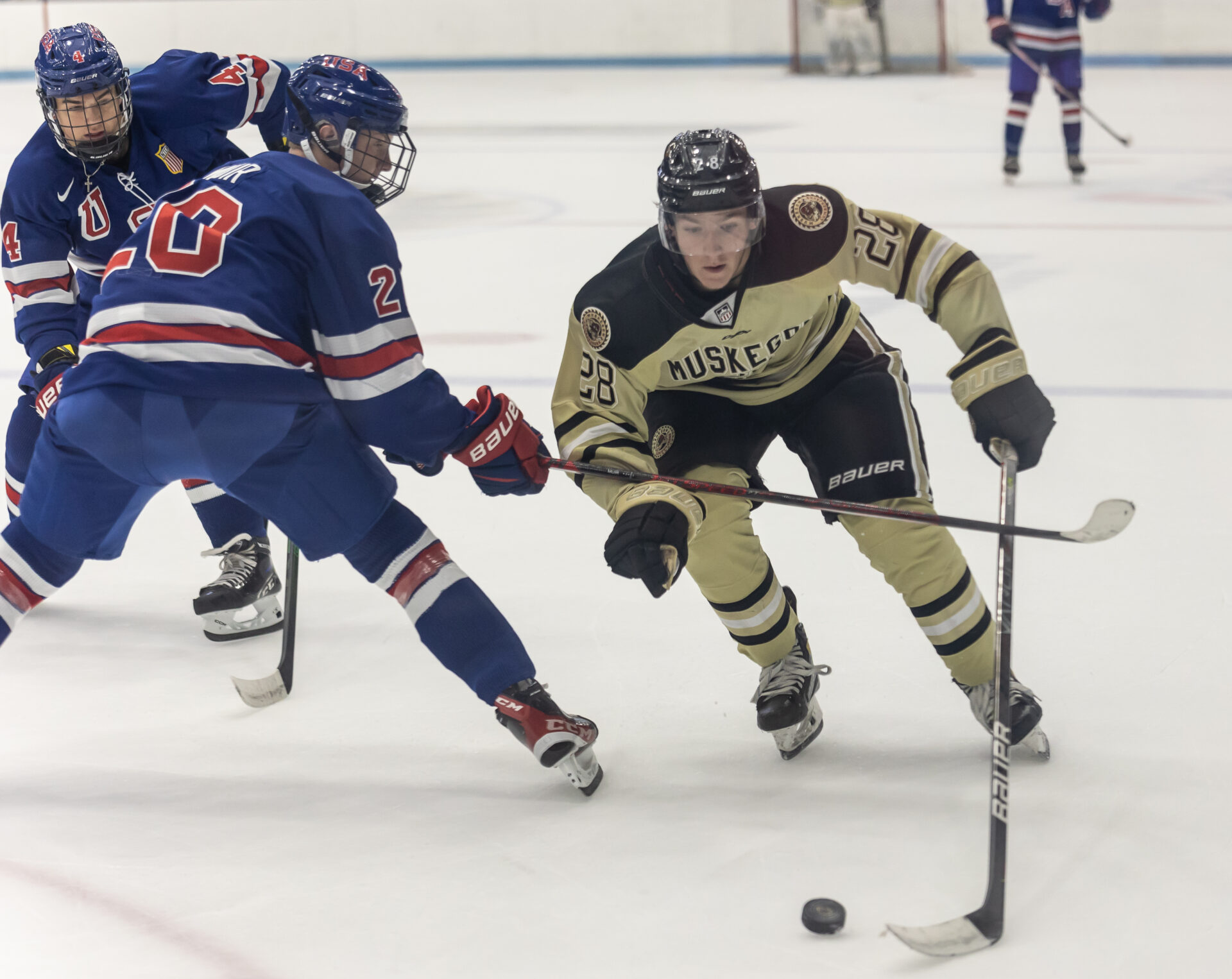 Lumberjacks fall 5-1 to elite Team USA Under-18 squad in exhibition action