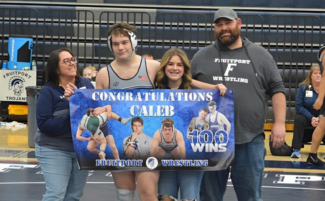 Fruitport's Caleb O'Neal secures his 100th career victory in the ...