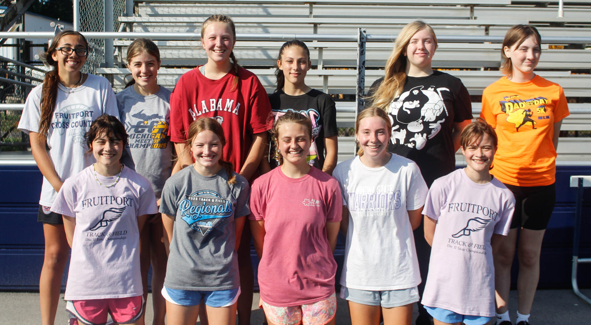 Fruitport girls cross country teams takes fourth place in first ...