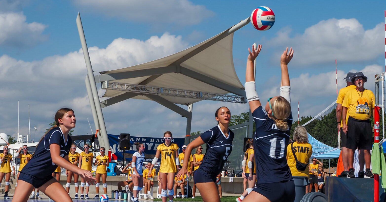 Fruitport volleyball team beats rival Spring Lake in annual 'Battle on ...