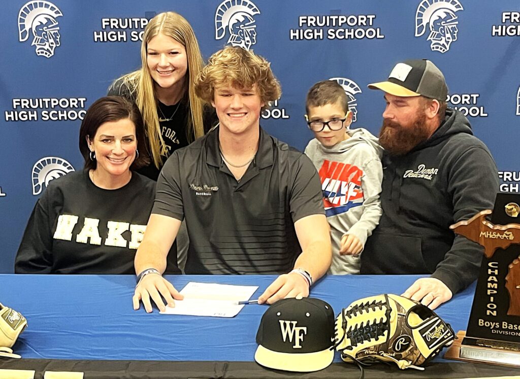 Fruitport baseball star Ryan Bosch signs national letter of intent to ...