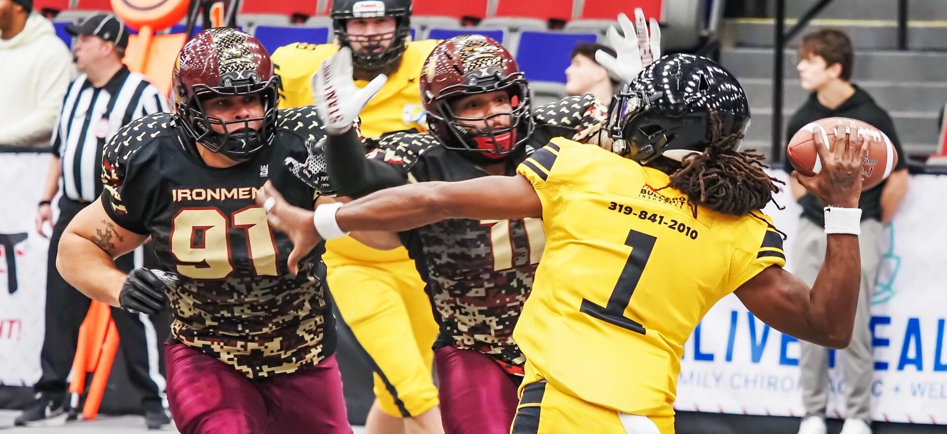 Alex Carder throws five touchdown passes, Ironmen open new season with ...