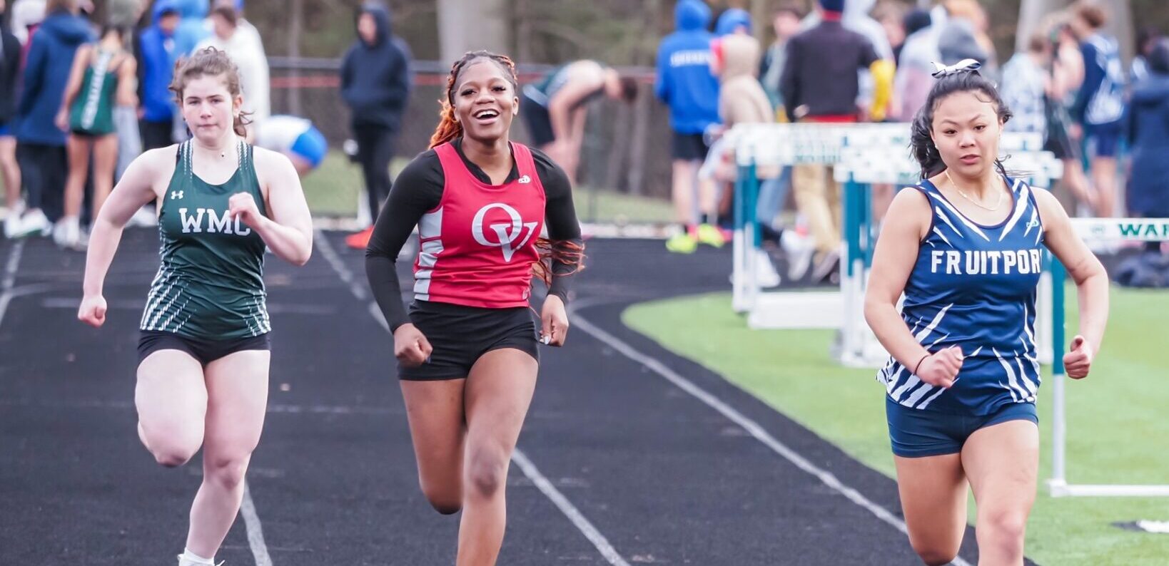 Fruitport girls track team dominates Kelloggsville, Belding and ...